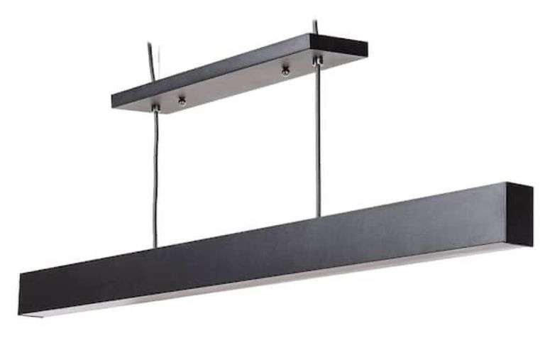 (EX) KODA Modern 46" 40-Watt 1-Light BLACK LED Linear Pendant Light ...