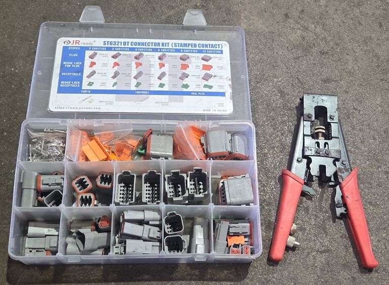 Connector Kit (Stamp Contact) and Crimping Tool - Kraft Auction Service ...