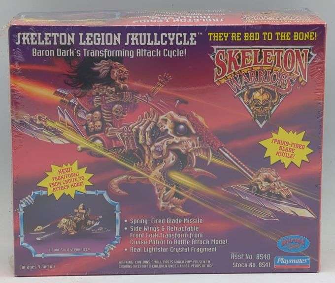 (K) Vtg Skeleton Legion Skull cycle by Playmates - Kraft Auction ...