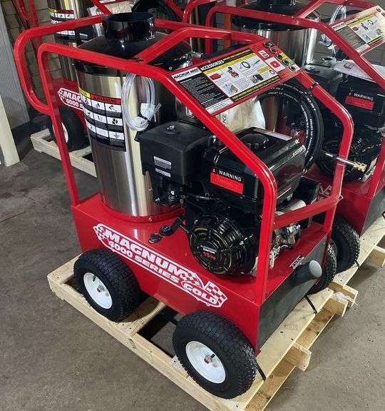 (LM) New 2025 Magnum 4000 Series Gold Pressure Washer - Kraft Auction ...