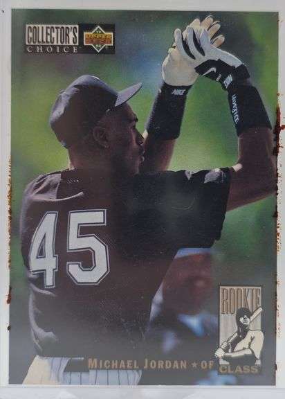 1994 Michael Jordan Upper Deck Baseball Rookie Trading Card - Kraft ...