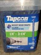 Tapcon Resist Head Snaps With Underhead Ribs - Kraft Auction Service, LLC