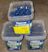 Tapcon Resist Head Snaps With Underhead Ribs - Kraft Auction Service, LLC