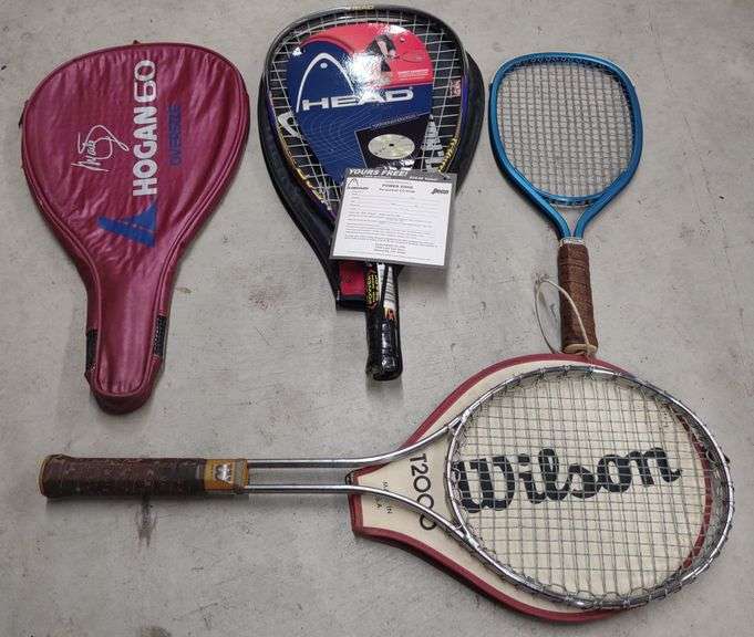 Various Sized Tennis Rackets Incl. Wilson - Kraft Auction Service, LLC