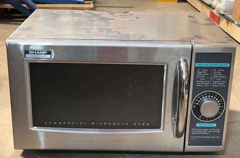 (ZZ) Sharp Commercial Microwave Oven - Kraft Auction Service, LLC