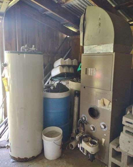 Contents Incl. Scrap Metal, Reliance 501 Gas 50 Gallon Water Heater ...