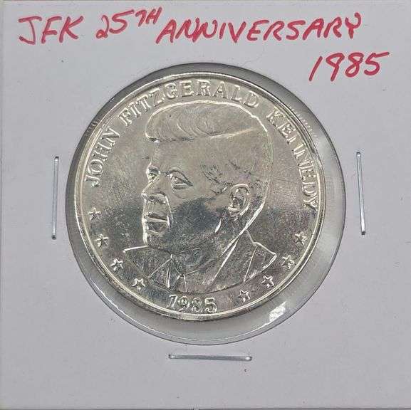 (S) 1985 John F Kennedy 25th Anniversary Double Eagle Dollar Coin ...