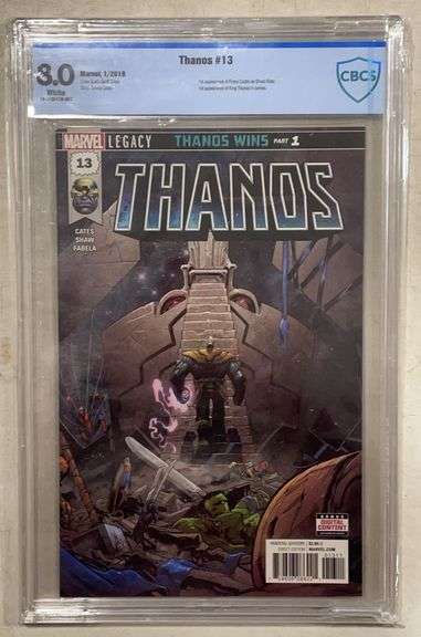 (NO) Thanos #13 CBCS 8.0 1st Appearance of Frank Castle as Ghost Rider ...