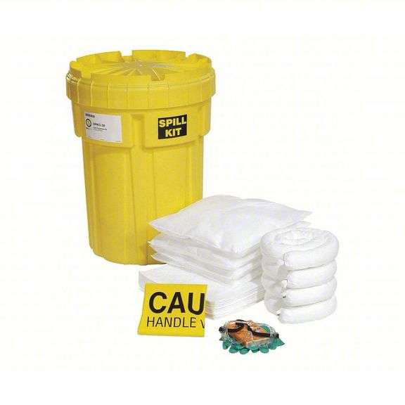 (ZZ) SpillTech 30-Gallon OverPack Drum Spill Kit & EnPac Poly-Drum ...