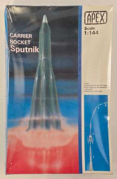 1/144 Scale APEX Sputnik Carrier Space Rocket Model Kit - Sealed ...