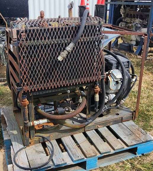 (CK) Hydraulic Powered Pump Unit With Hook-Up Hose - Kraft Auction ...