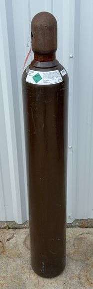 Empty Linde Compressed Argon Tank - Kraft Auction Service, LLC