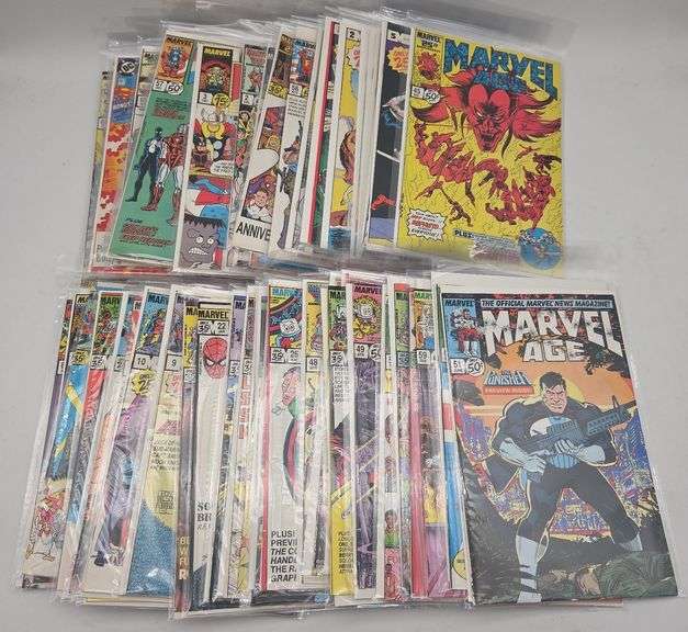 (R) Marvel Age Marvel Comics. (40 plus) - Kraft Auction Service, LLC