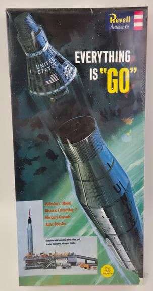 1/110 Everything Is "GO" Friendship 7 Mercury Capsule Atlas Booster ...