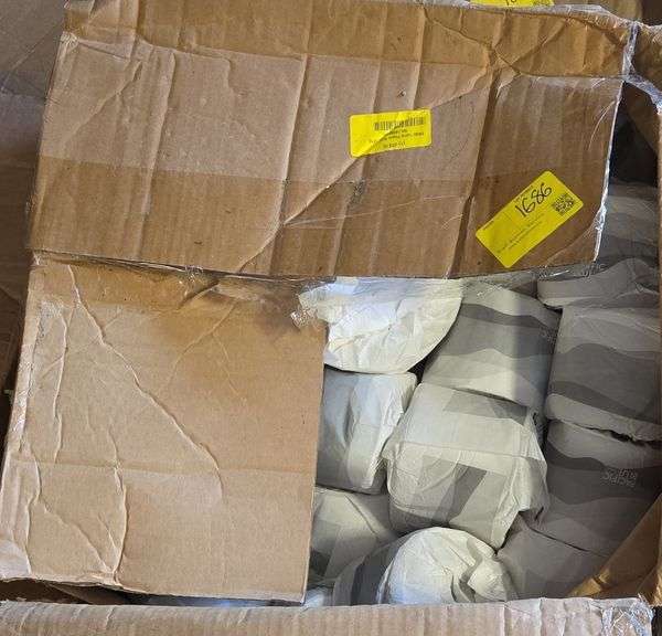 Box of Pacific Blue Basic Toilet Paper Rolls - Kraft Auction Service, LLC