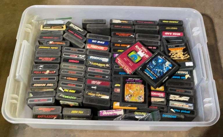 (V) Vintage Atari Cartridges including Sword quest - Kraft Auction ...