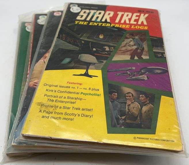 (KC) STAR TREK Golden Press Comic Books Volumes 11185, 11187, 11188 ...