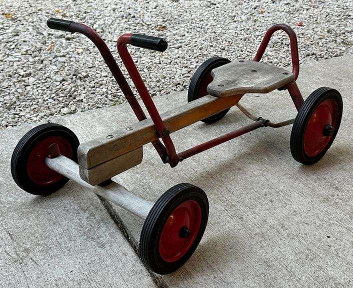 Radio Flyer Wood & Metal Row Cart - Kraft Auction Service, LLC