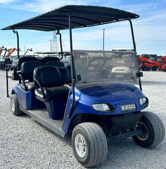 E-Z-GO Textron Gas 6 Seater Golf Cart - Kraft Auction Service, LLC