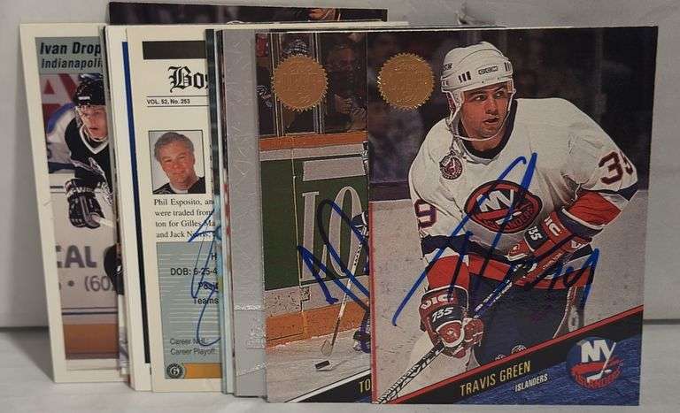 (KC) 20 Autograph Signatures NHL Hockey Stars on Trading Cards - Kraft ...