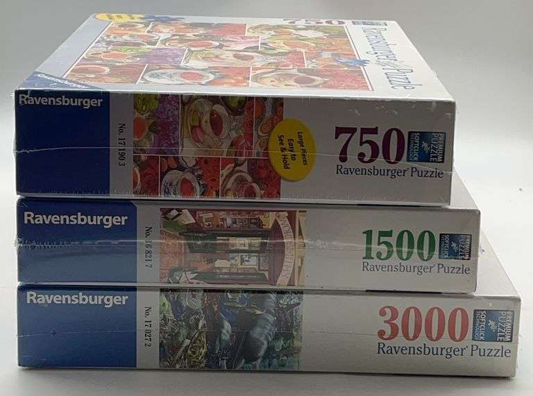 (KC) Ravensburger Puzzles Sealed in Boxes - Kraft Auction Service, LLC