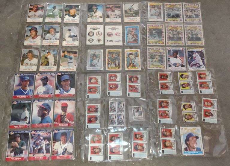 Vtg. Baseball Cards & Baseball Stamps - Kraft Auction Service, LLC
