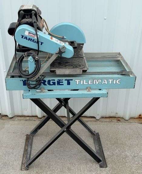 Target Tilematic 10” Wet Masonry Saw - Kraft Auction Service, LLC