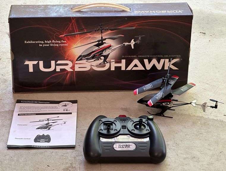 Turbohawk Protocol 3-Channel Remote Control Helicopter - Kraft Auction ...