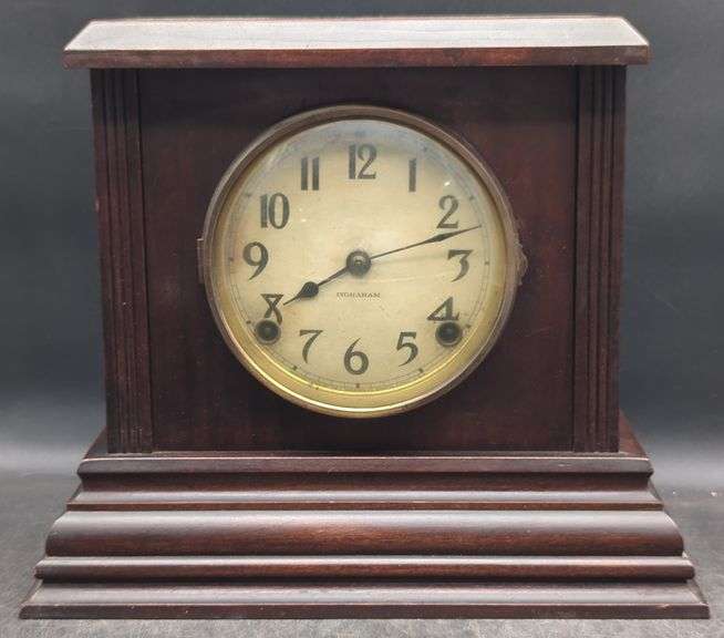 (Z) Vtg Ingraham Mantel Electric Clock - Kraft Auction Service, LLC