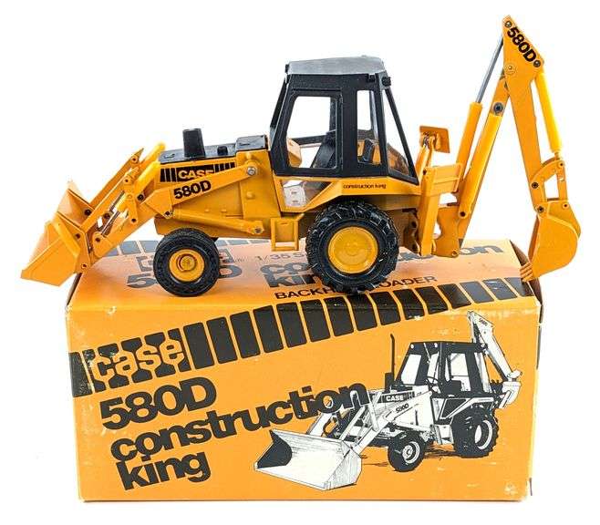 1/35 NZG Case 580D Construction King Backhoe Loader - Kraft Auction ...
