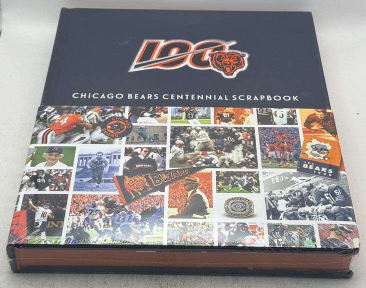 (TB) New Sealed 100th Anniversary Chicago Bears Centennial Scrapbook ...
