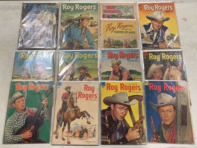 (JT) 13 Roy Rogers Comic Books - Kraft Auction Service, LLC