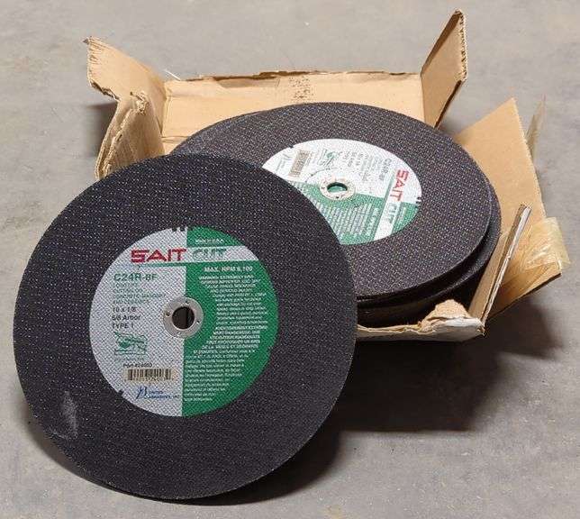 SAIT C24R Concrete Cut Off Wheels - Kraft Auction Service, LLC