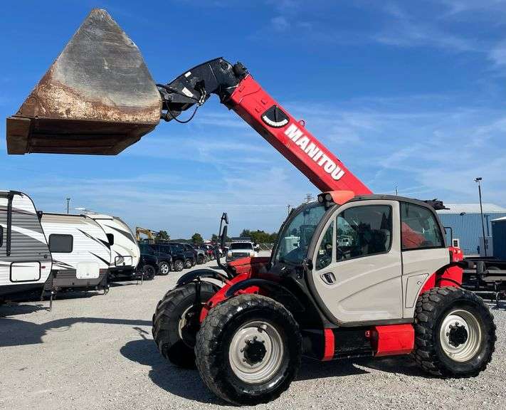2013 Manitou MLT 840-115 PS Premium Telehandler - Kraft Auction Service ...