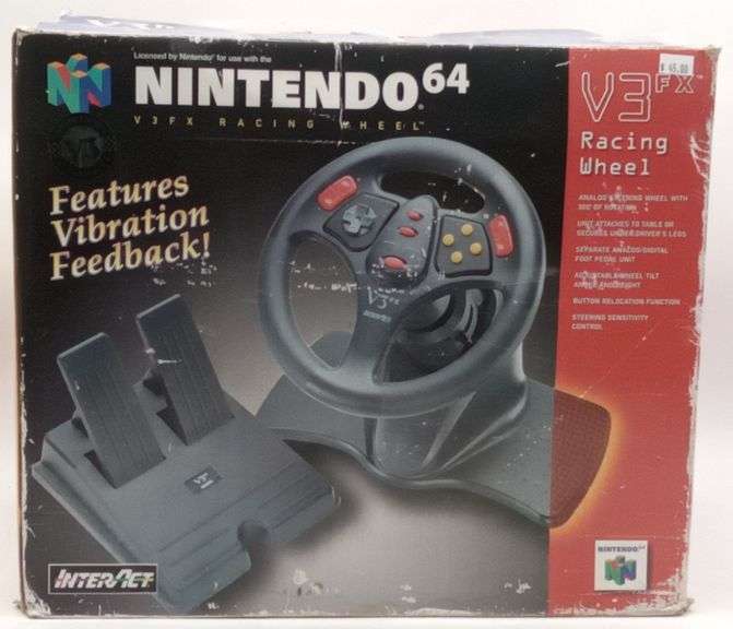 (JT) Nintendo 64 Racing Wheel - Kraft Auction Service, LLC