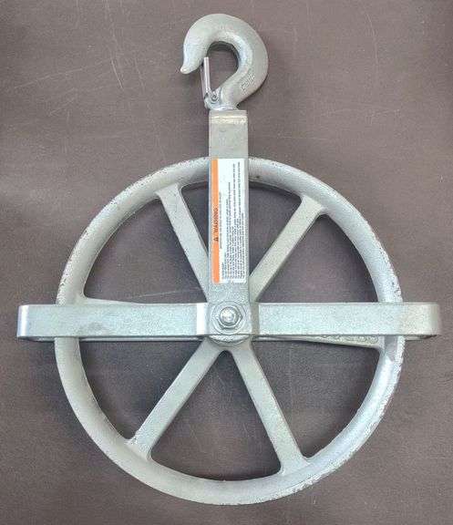 Peerless Well Wheel Pulley Block - Kraft Auction Service, LLC