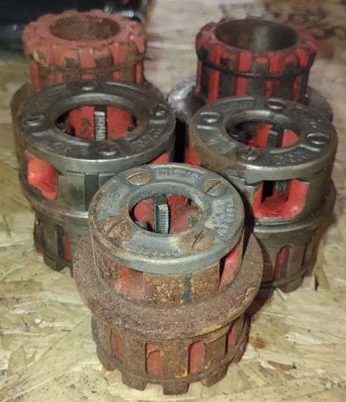Ridgid Pipe Threading Die Heads - Kraft Auction Service, LLC