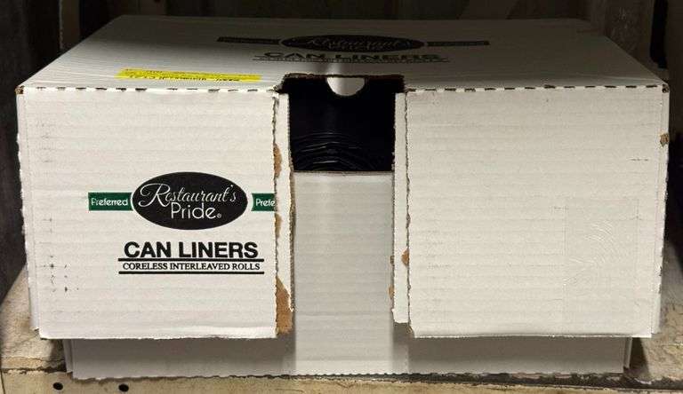 Box of Restaurants Pride 38in x 58in Coreless Interleaved Can Liners ...