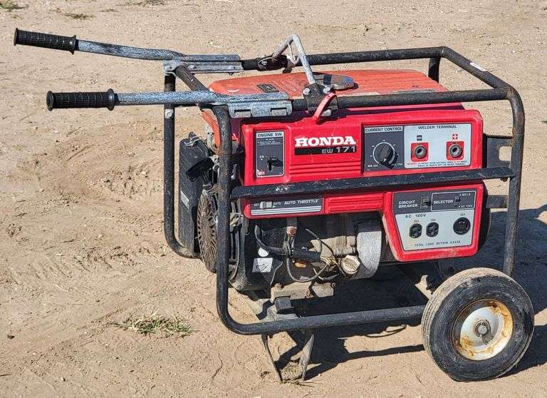 (R) Honda EW171 Portable Generator - Kraft Auction Service, LLC