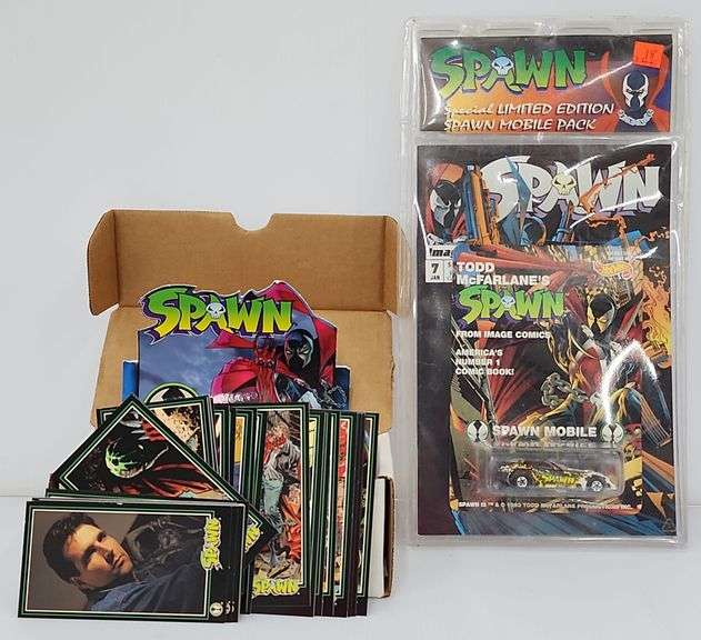 (E) Spawn Trading Cards & Spawn Mobile Die-Cast - Kraft Auction Service ...