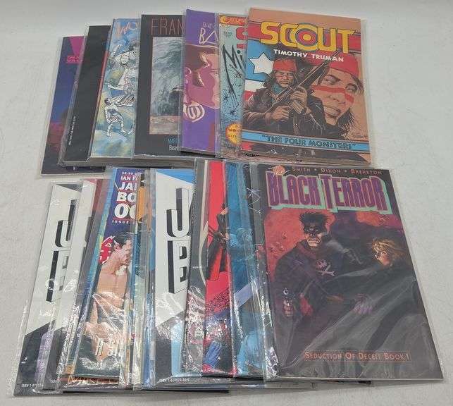 (GH) Vtg Graphic Comics. Scout, Spider & More - Kraft Auction Service, LLC