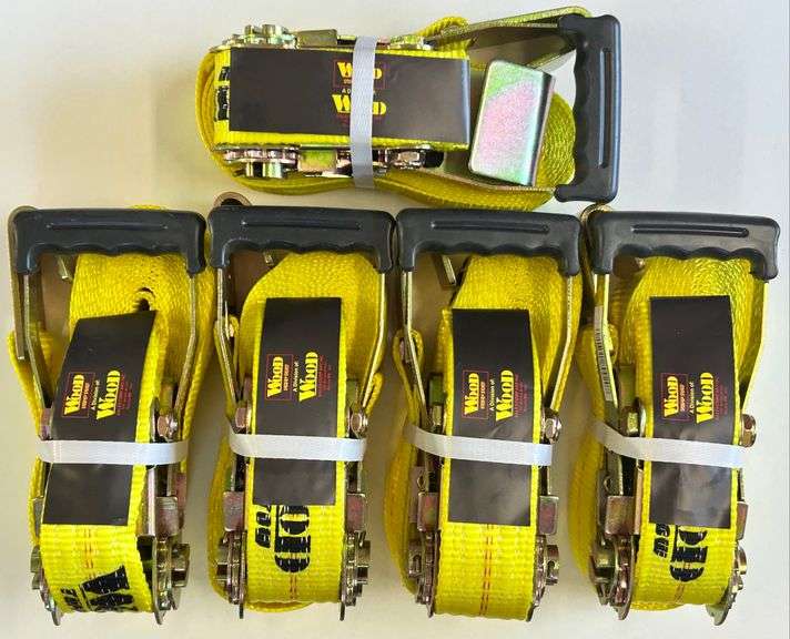Wood Tuff Tow 27’x2" Ratchet Straps - Kraft Auction Service, LLC