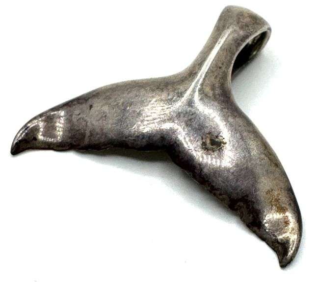 Sterling Silver Hawaii Whale Tale Pendant - Kraft Auction Service, LLC