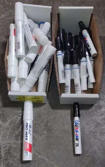 Markal Pro-Max Broad Tip Paint Marker & Markal Dura-Ink 25 Medium ...