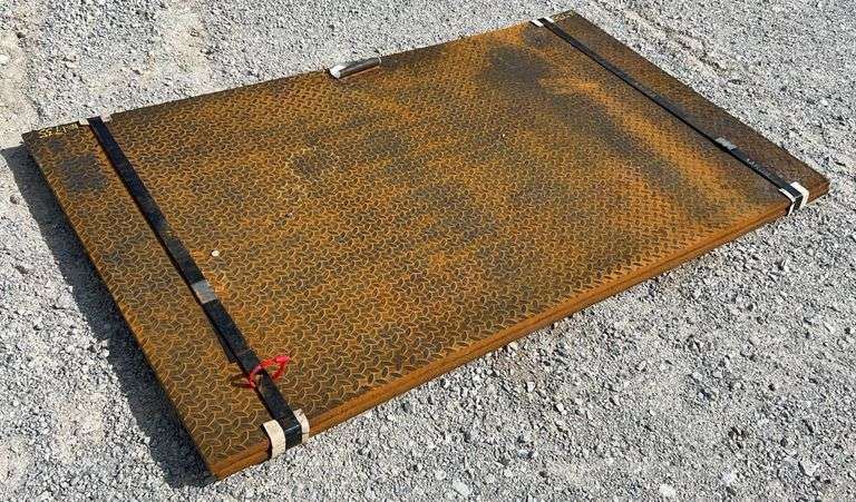 Var x Var Tread 42”x73” Steel Plates - Kraft Auction Service, LLC