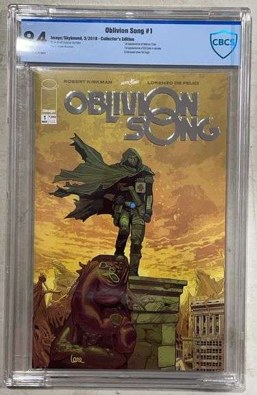 (NO) Oblivion Song #1 CBCS 9.4 1st Appearance of Nathan Cole and Ed ...