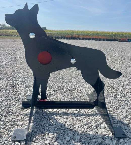 AR500 Metal Coyote Shooting Target - Kraft Auction Service, LLC