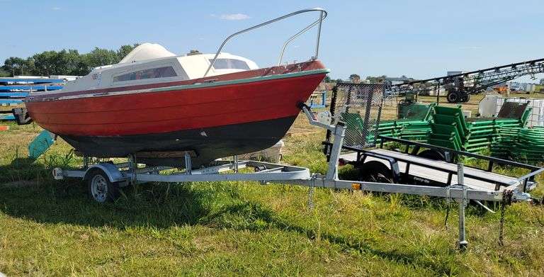 (R) Multi-Chine Hull Cabin Boat And 2017 Continental Trailer - Kraft ...