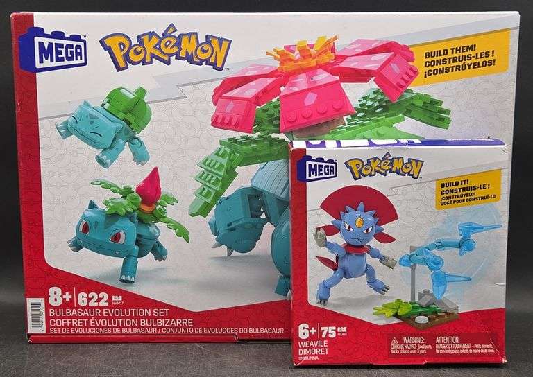 (JT) Mattel Megan Pokémon Building Sets - Kraft Auction Service, LLC