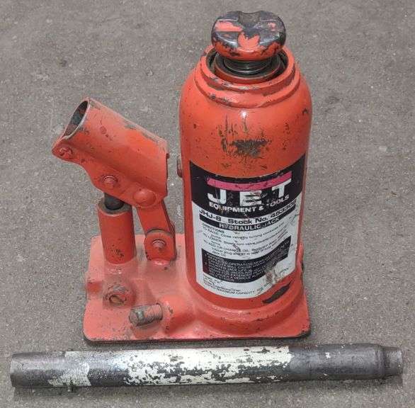 JET 8-Ton Hydraulic Bottle Jack - Kraft Auction Service, LLC